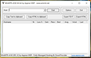 Диагностика сетевого соединения с помощью WinMTR — Техподдержка ...